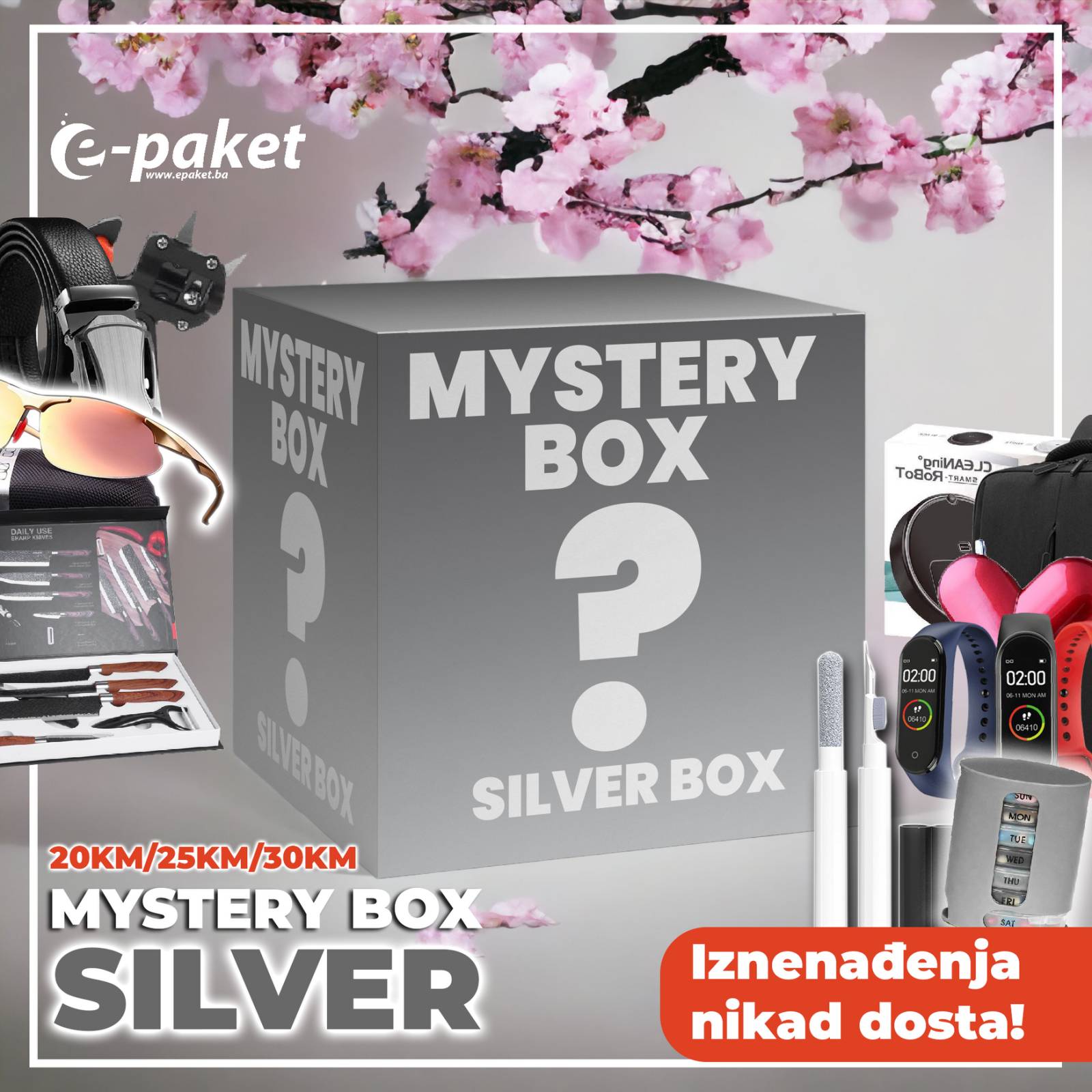 Mystery Box od 20KM/25KM/30KM - SILVER BOX - ePaket.ba | Bosna i ...